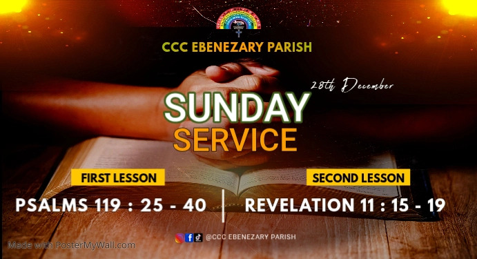 Copy of Sunday service | PosterMyWall