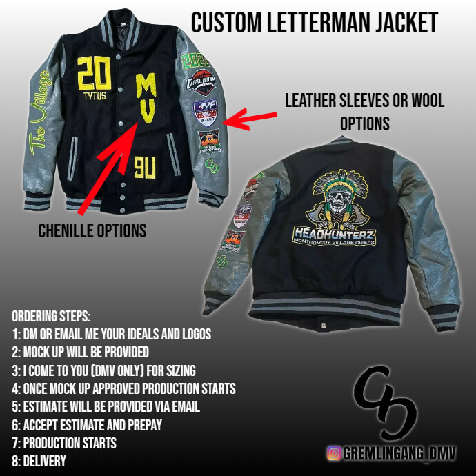 LETTERMAN JACKET | PosterMyWall