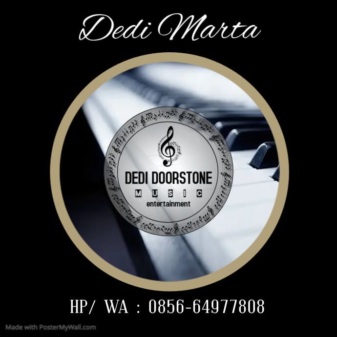 Salinan MUSIC LOGO STICKER | PosterMyWall