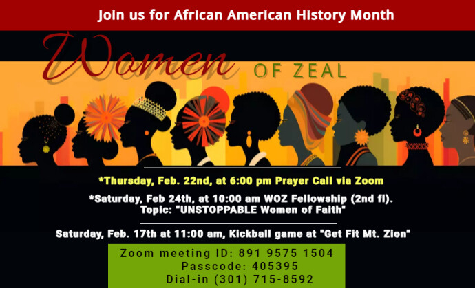 Women Min announcement | PosterMyWall