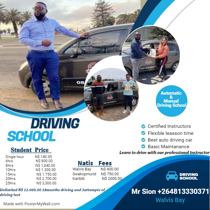 Driving School Banner ad | PosterMyWall