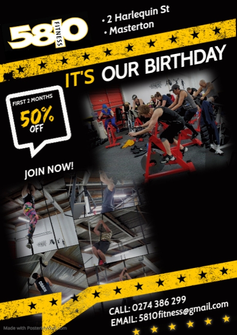 Copy of GYM POSTER | PosterMyWall