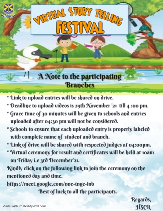 Copy of Copy of kids story time book reading flyer | PosterMyWall