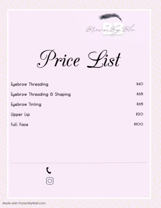 Copy of Pastel Price List Flyer Template | PosterMyWall