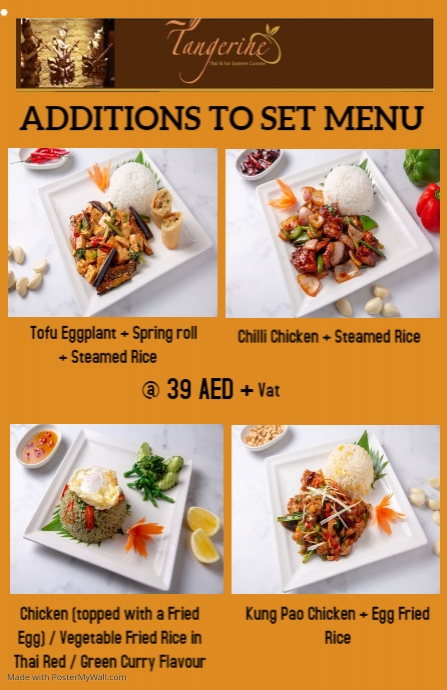 NEW SET MENU | PosterMyWall