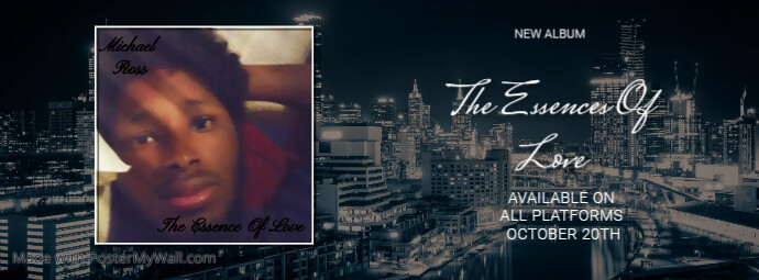 New Album Release Facebook cover ad | PosterMyWall