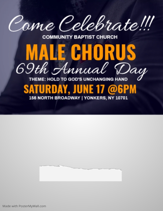 men's day sunday service | PosterMyWall