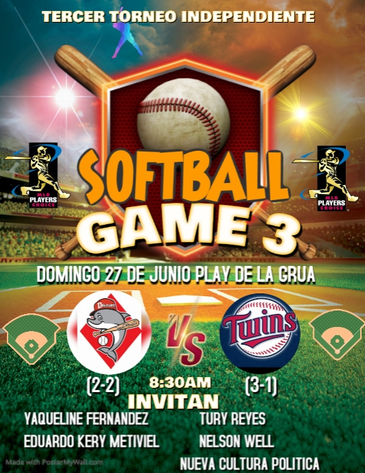 Copia de Baseball tournament template | PosterMyWall