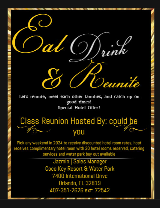 High School Reunion Flyer | PosterMyWall