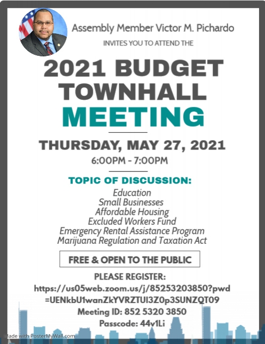Copy of eng. 2021 Budget Townhall | PosterMyWall