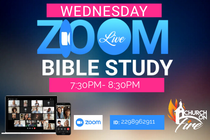 zoom bible study | PosterMyWall