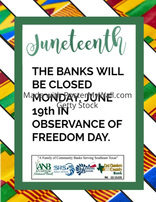 Juneteenth Striped Notebook Binder Cover 2 | PosterMyWall