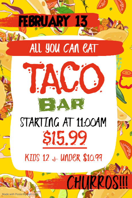 Taco Tuesday Promotion Poster | PosterMyWall