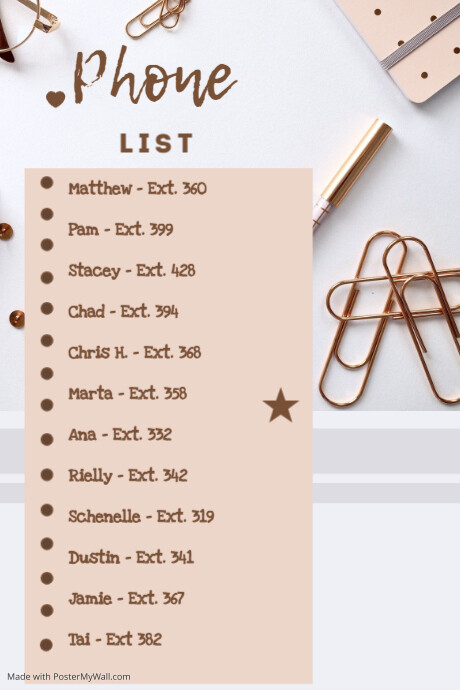 Copy of Copy of Gold To Do List | PosterMyWall