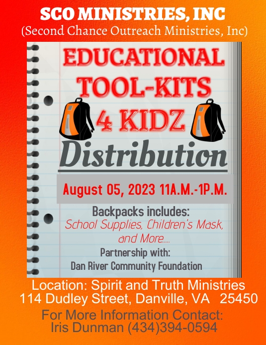 Copy of 2nd Chance Distribution 2022 Danville | PosterMyWall