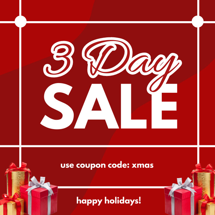 3 Day Sale Template | PosterMyWall