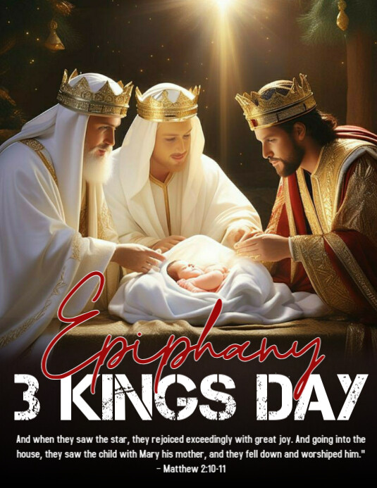 3 kings day Template | PosterMyWall