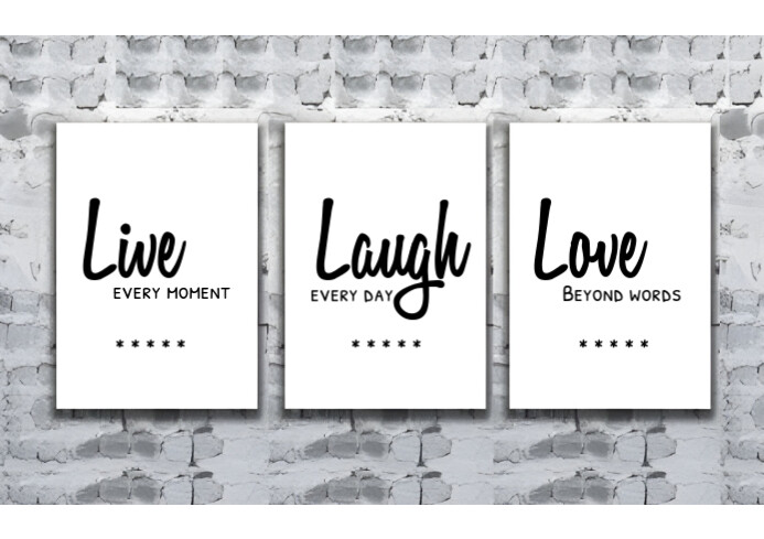 3-piece Inspirational frame Template | PosterMyWall