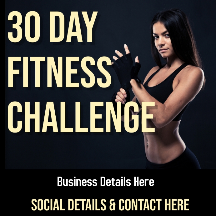 30 day challenge Template | PosterMyWall