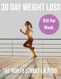 30 day weight loss Template | PosterMyWall