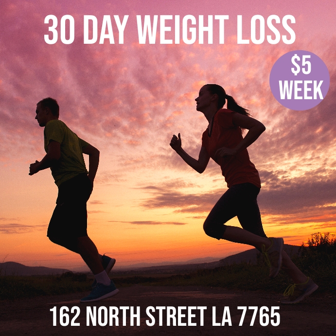30 day weight loss Flyers Template | PosterMyWall