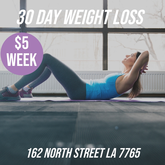 30 day weight loss Flyers Template | PosterMyWall