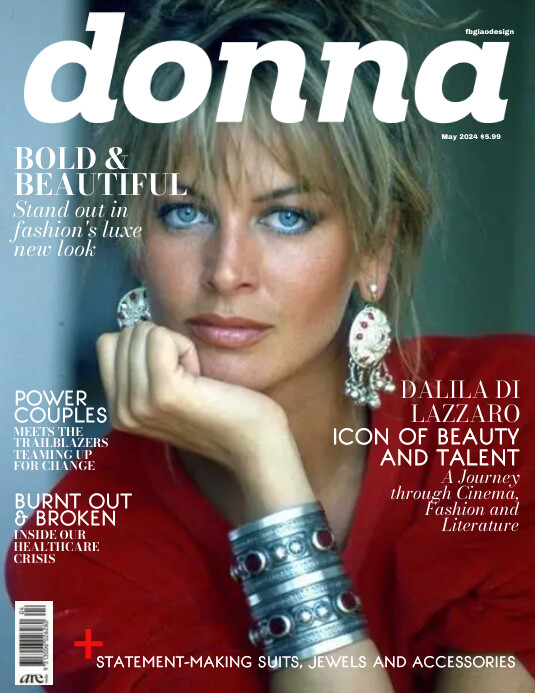 300424 Donna magazine cover Template | PosterMyWall