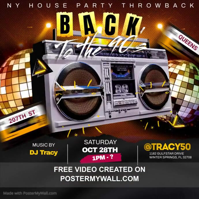 flashback party | PosterMyWall