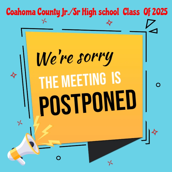 Event postponed,event | PosterMyWall