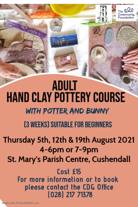 Copy of pottery classes Flyer design template | PosterMyWall