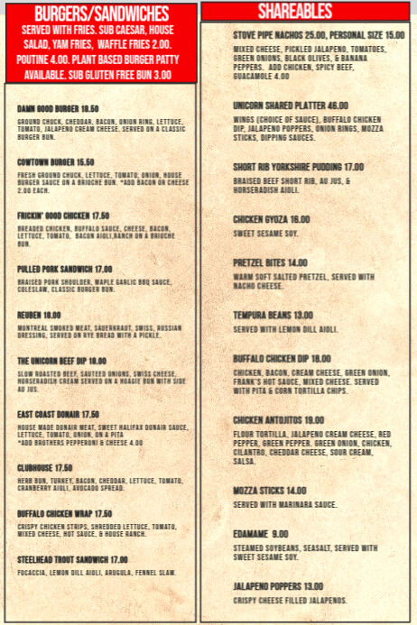 Lockdown Menu 1 | PosterMyWall