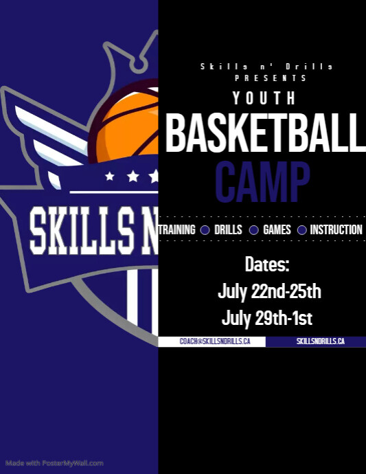 Copy of Summer Basketball | PosterMyWall