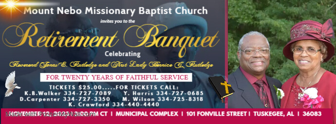 Copy of RUTLEDGE Pastor's appreciation | PosterMyWall