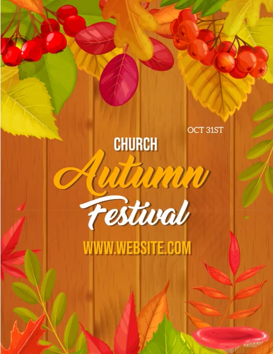 Thanksgiving Service Template | PosterMyWall