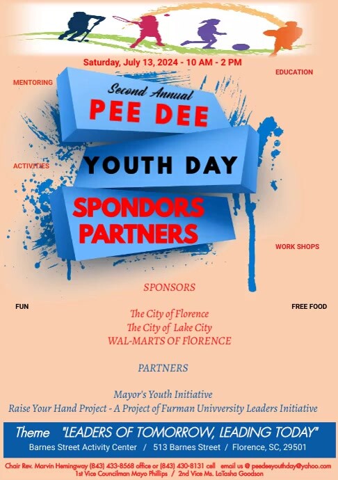 YOUTH DAY INITIATIVE FLYER 2024 | PosterMyWall