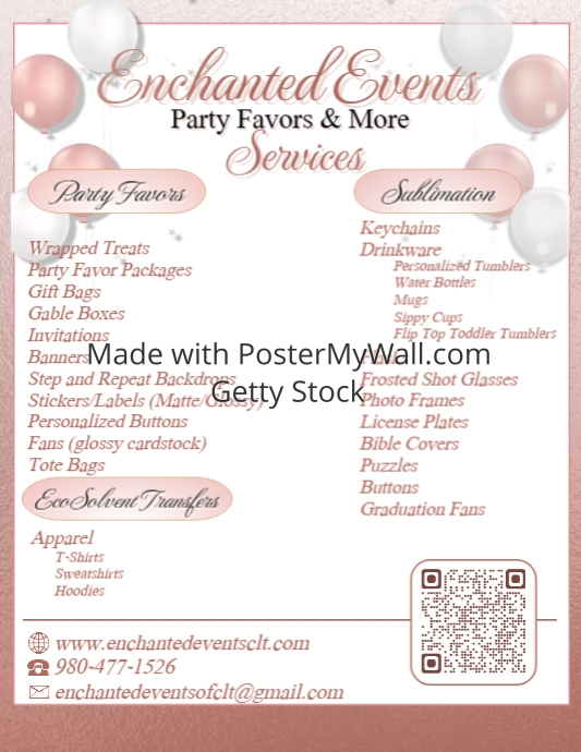 Copy of Enchanted Events Services | PosterMyWall