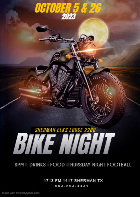 biker night | PosterMyWall