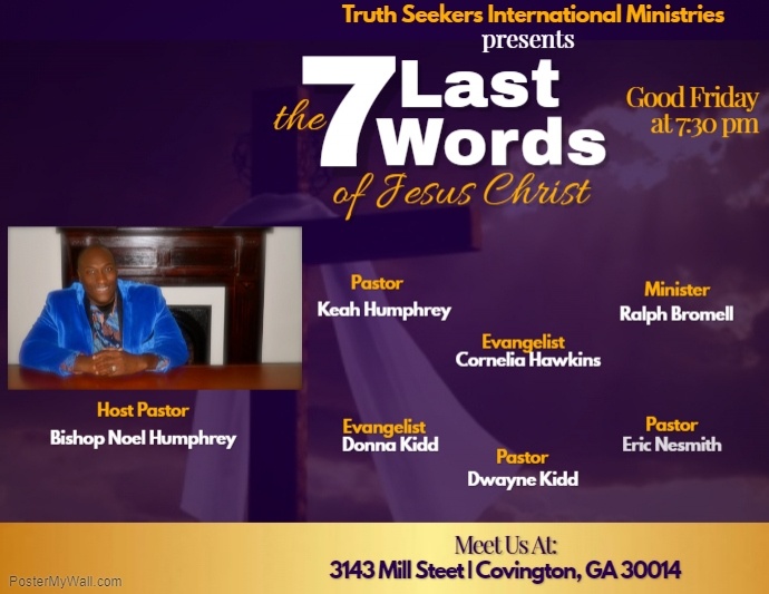 7 Last Words | PosterMyWall