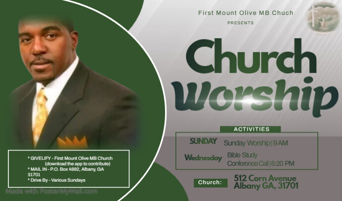 First Mount MB Church | PosterMyWall