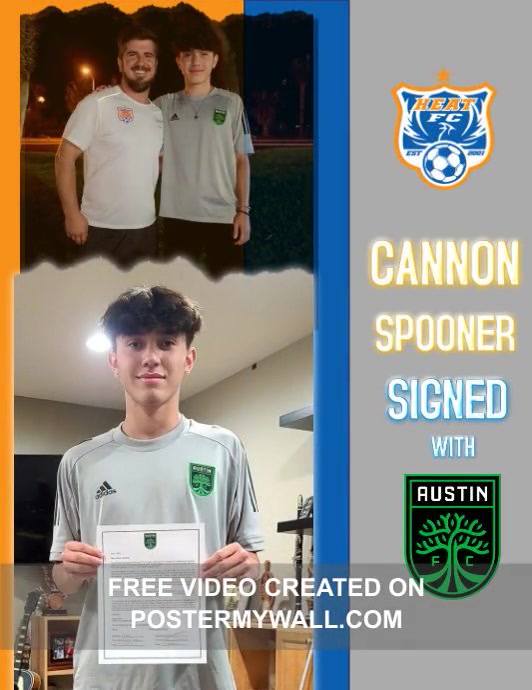 Copy of Cannon Spooner | PosterMyWall