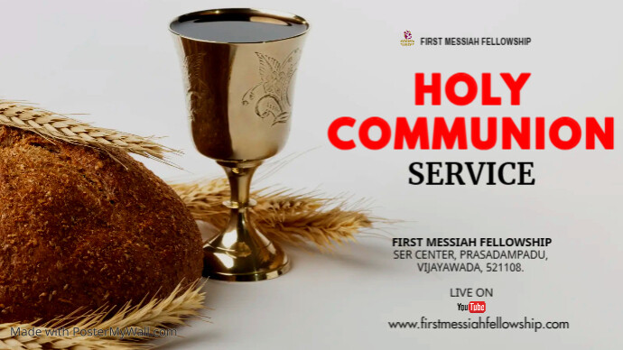 Communion Service | PosterMyWall