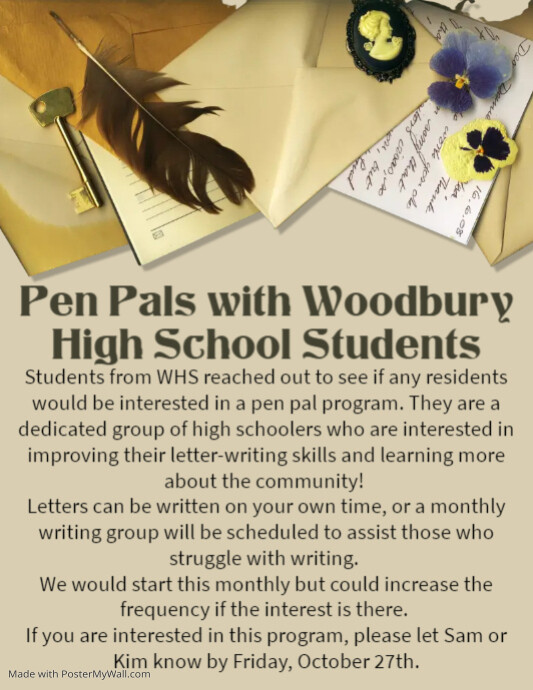 Pen Pal Day | PosterMyWall