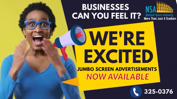 jumbo screen ad 4 | PosterMyWall