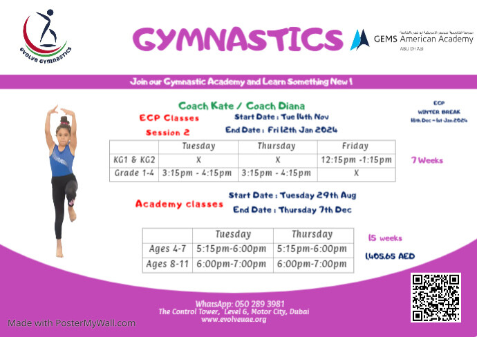 Term 1 GAA AD Gymnastics (4) | PosterMyWall