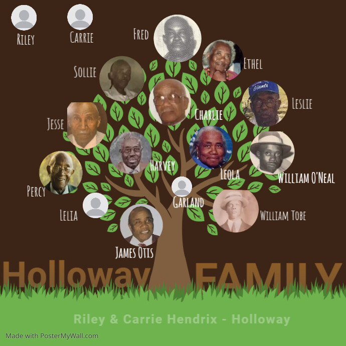 Riley & Carrie Family Tree | PosterMyWall