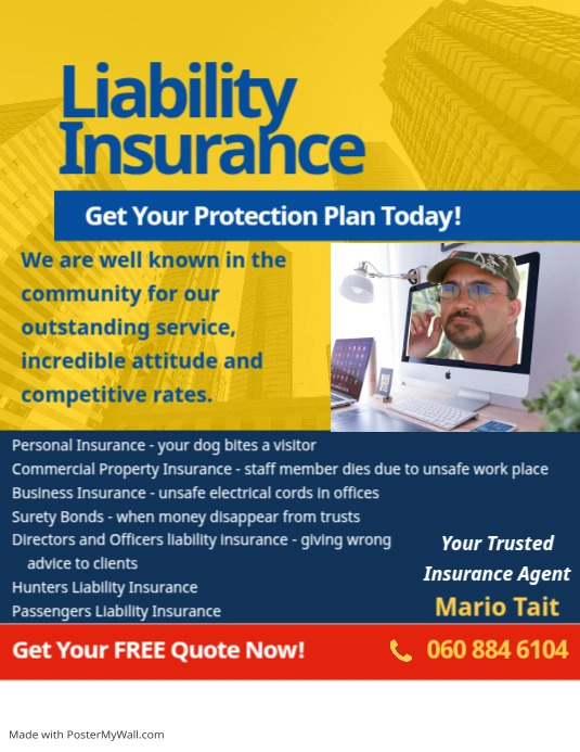 Copy of Liability Insurance Flyer Poster | PosterMyWall