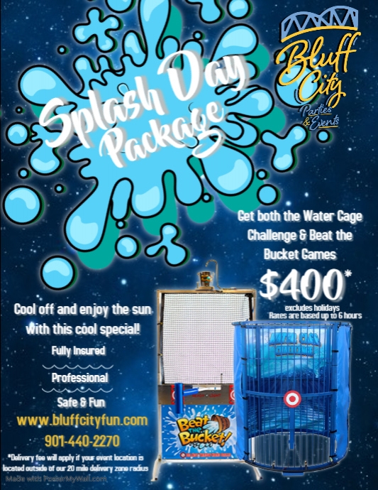 Copy of #7 Splash Day Package | PosterMyWall