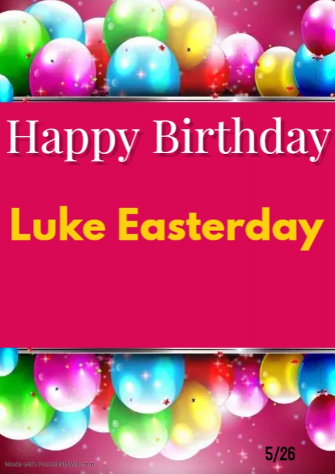 Copy of birthday flyer | PosterMyWall