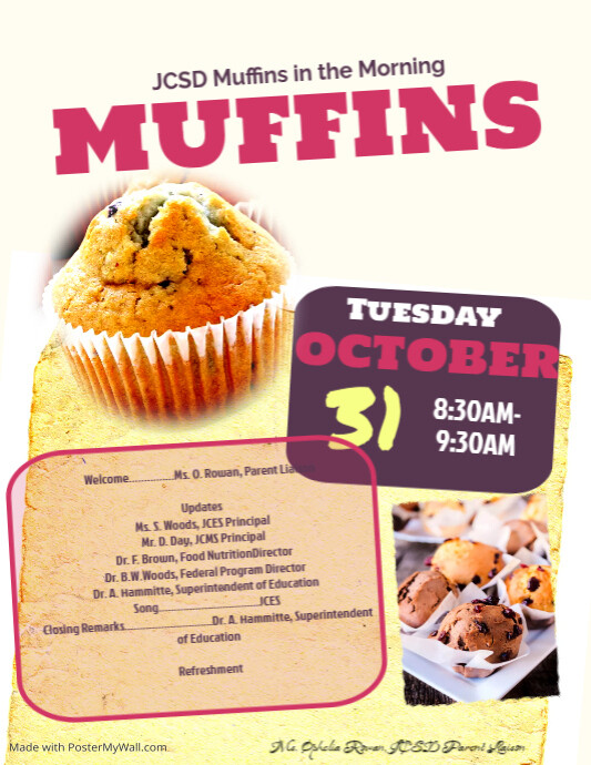 Muffins with Mom Flyer (1) | PosterMyWall