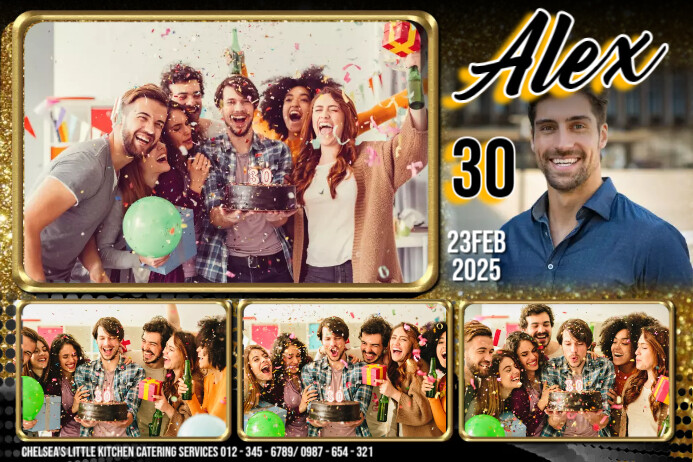 30th Birthday Ads Template | PosterMyWall